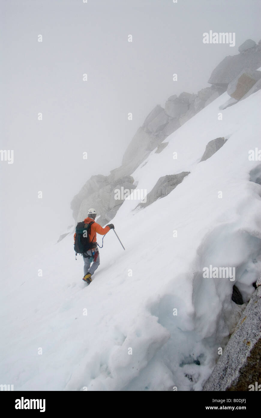 Snowfield and mountaineer hi-res stock photography and images - Alamy