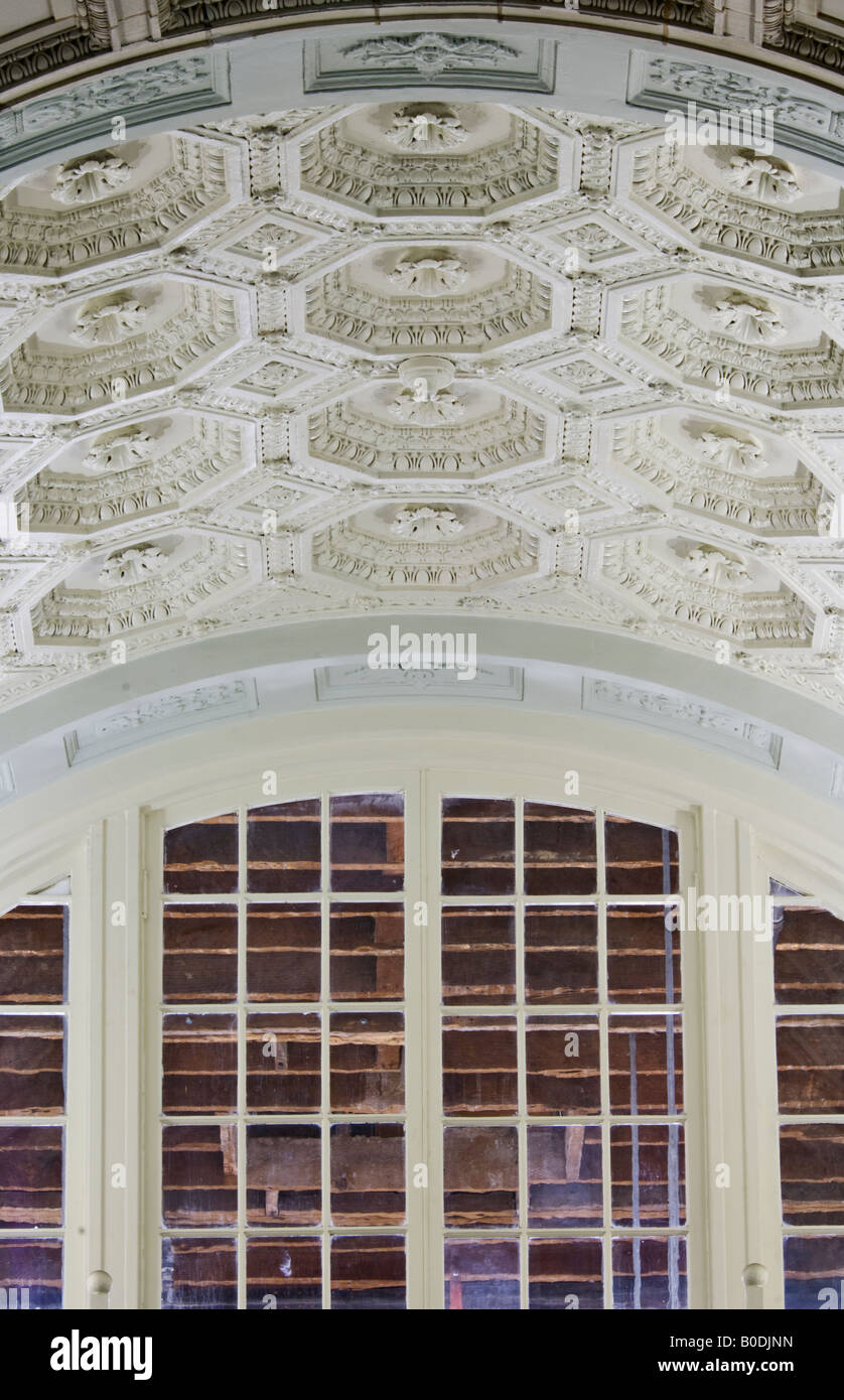 Ornate Plaster Work in Arch over Entrance to Store Charleston South ...