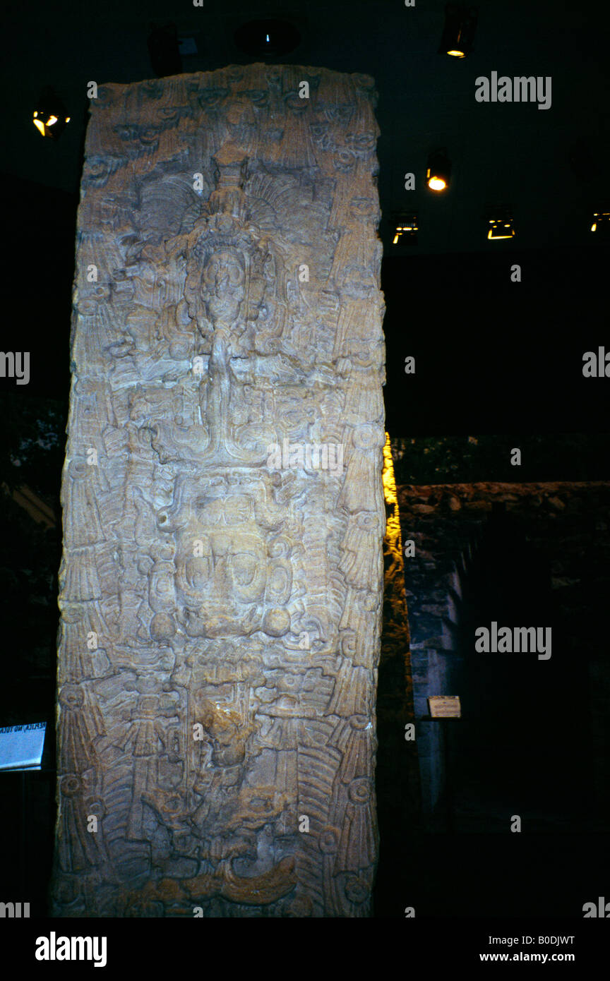 Copan Honduras Mayan Warrior From 26 Temple Stock Photo - Alamy