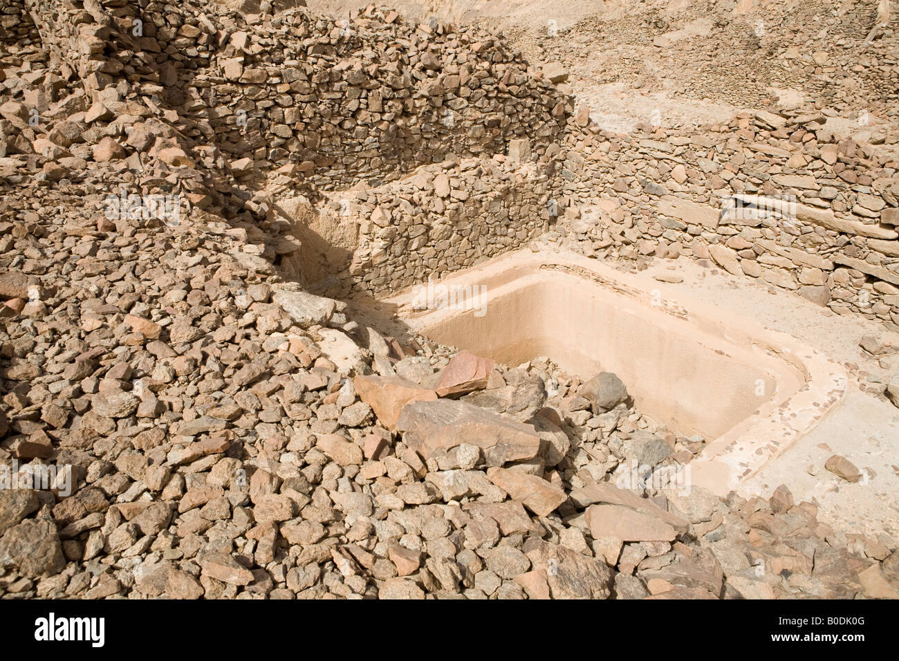 Cistern or water tank within the Roman town and fort at Mons Claudianus ...