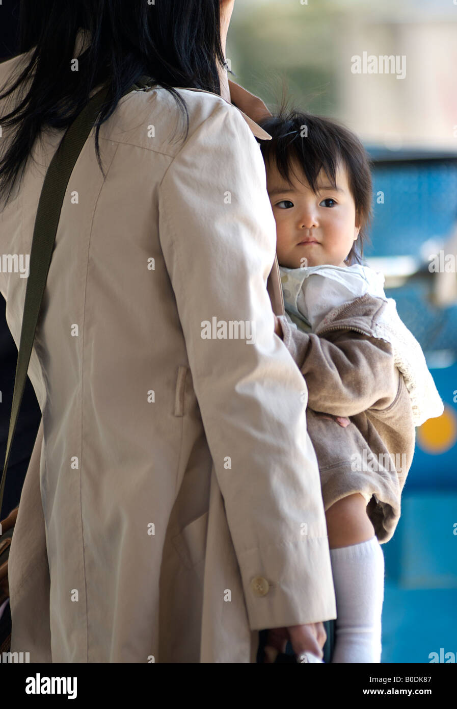 Japanese mother and infant hi-res stock photography and images - Alamy