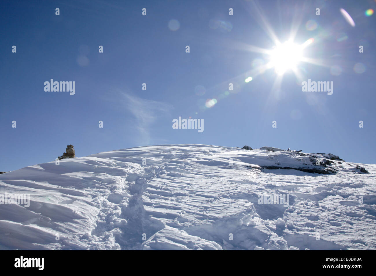 Appalachian Trail - Franconia Ridge Trail during the winter months in ...