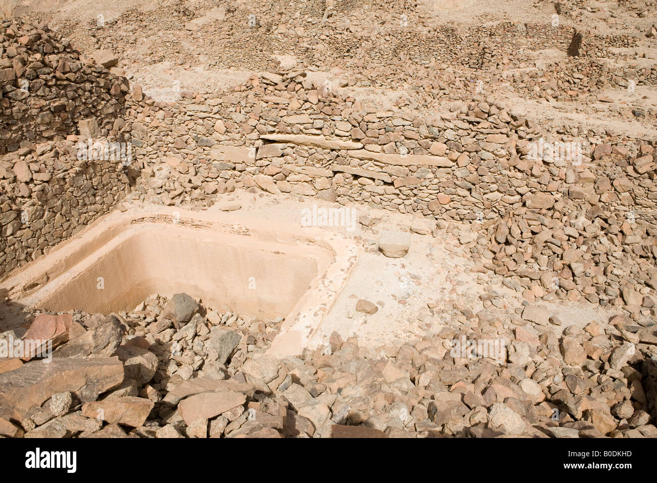 Water cistern or tank within the Roman town and fort at Mons Claudianus ...