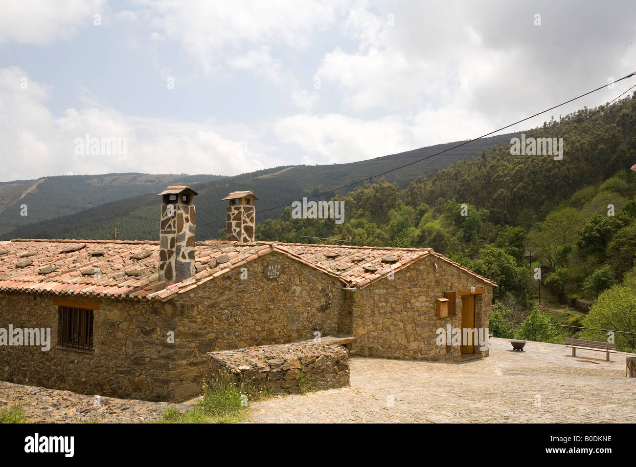 Xisto village Gondramaz Lousã Portugal Stock Photo - Alamy