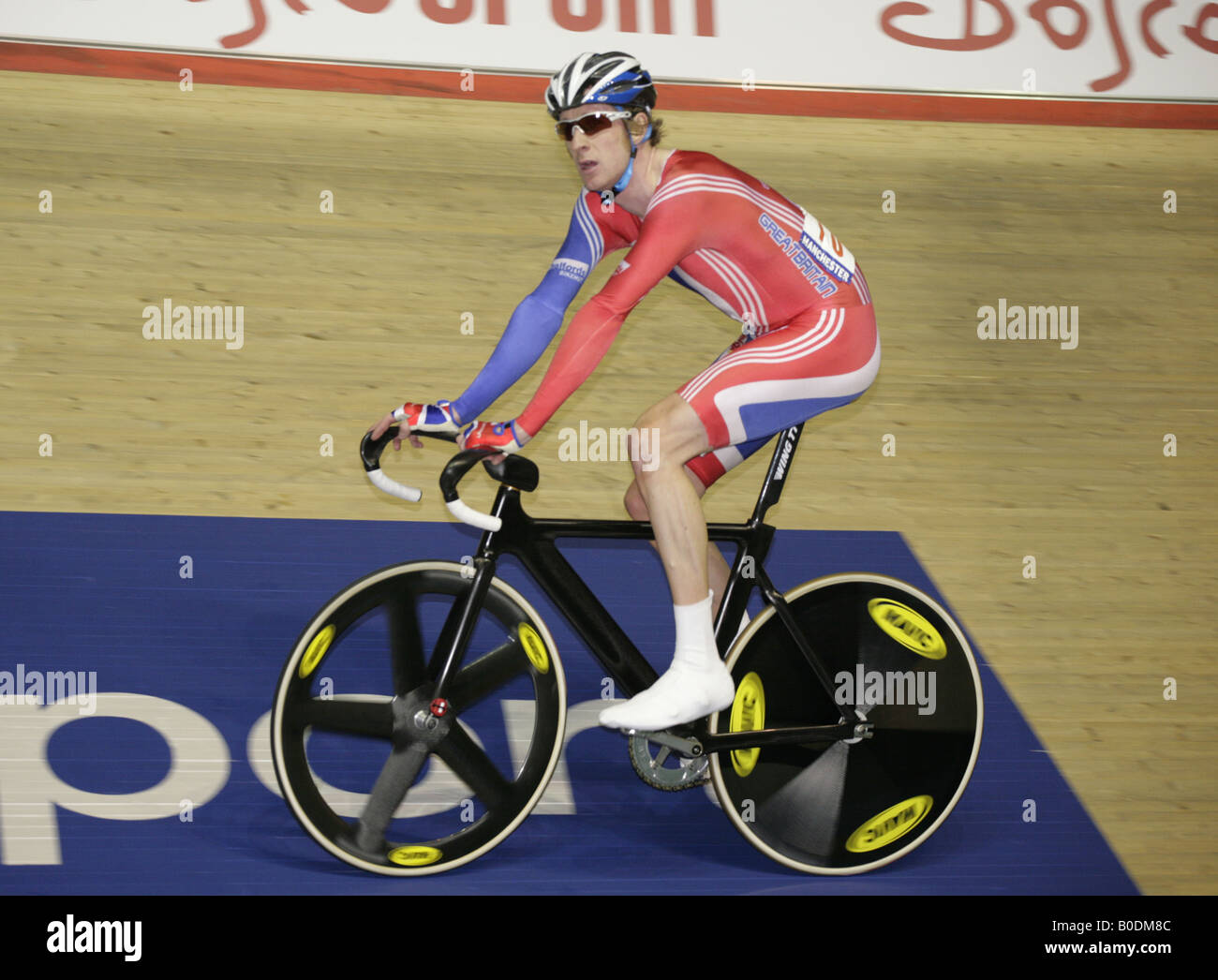 Bradley Wiggins GB member of Gold Medal winning team Manchester UK ...