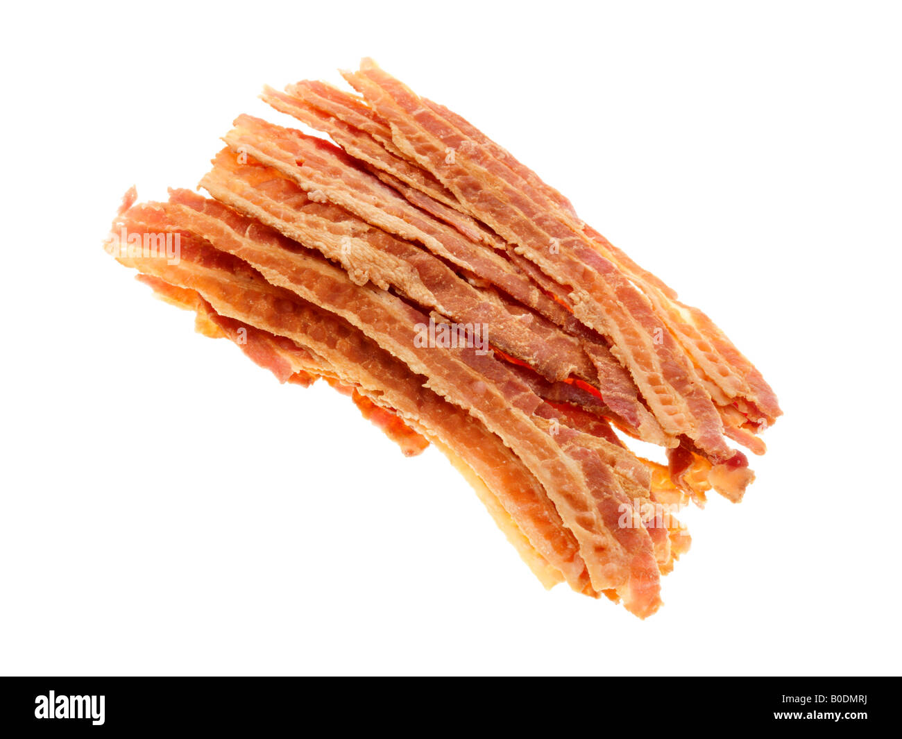 Streaky bacon pork cooked cold rasher rashers food hi-res stock ...