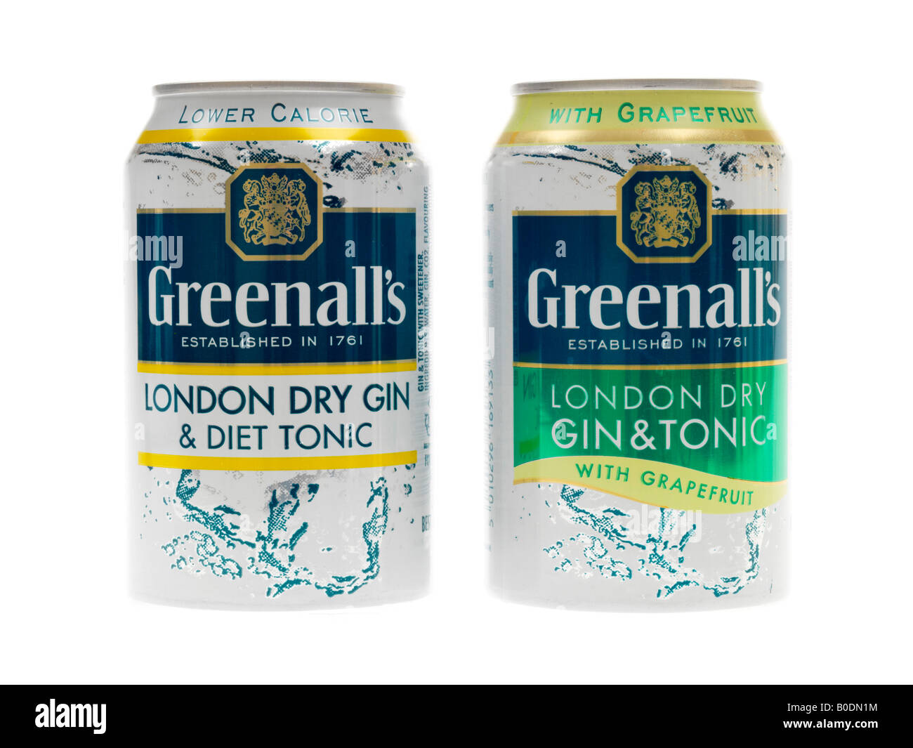 Cans of Gin and Tonic Stock Photo - Alamy
