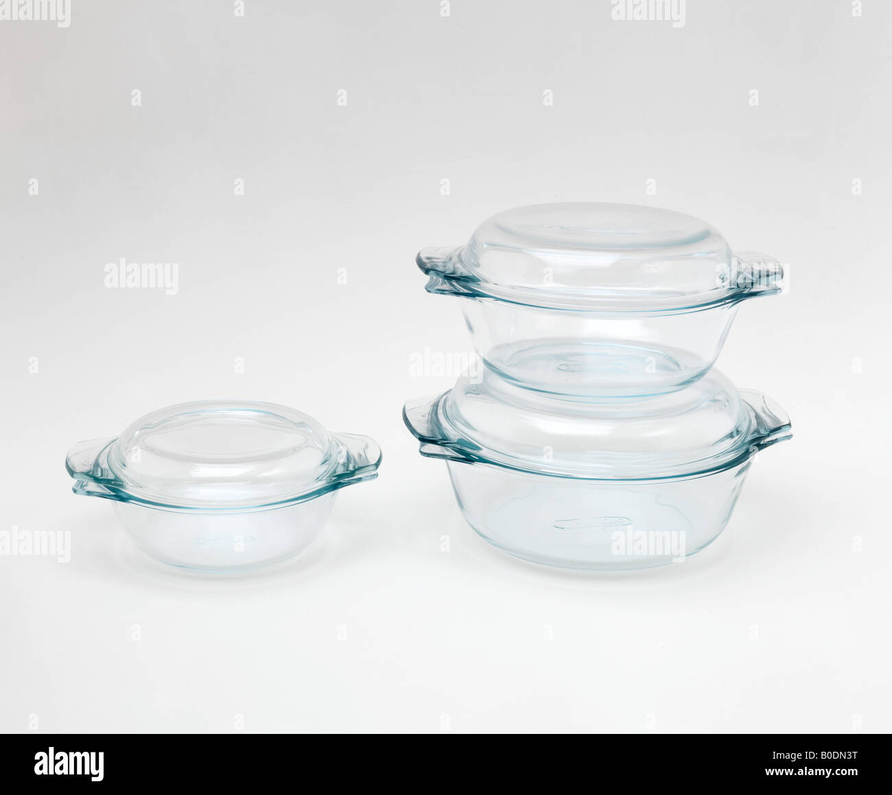 Three Pyrex Casserole Dishes Stock Photo - Alamy