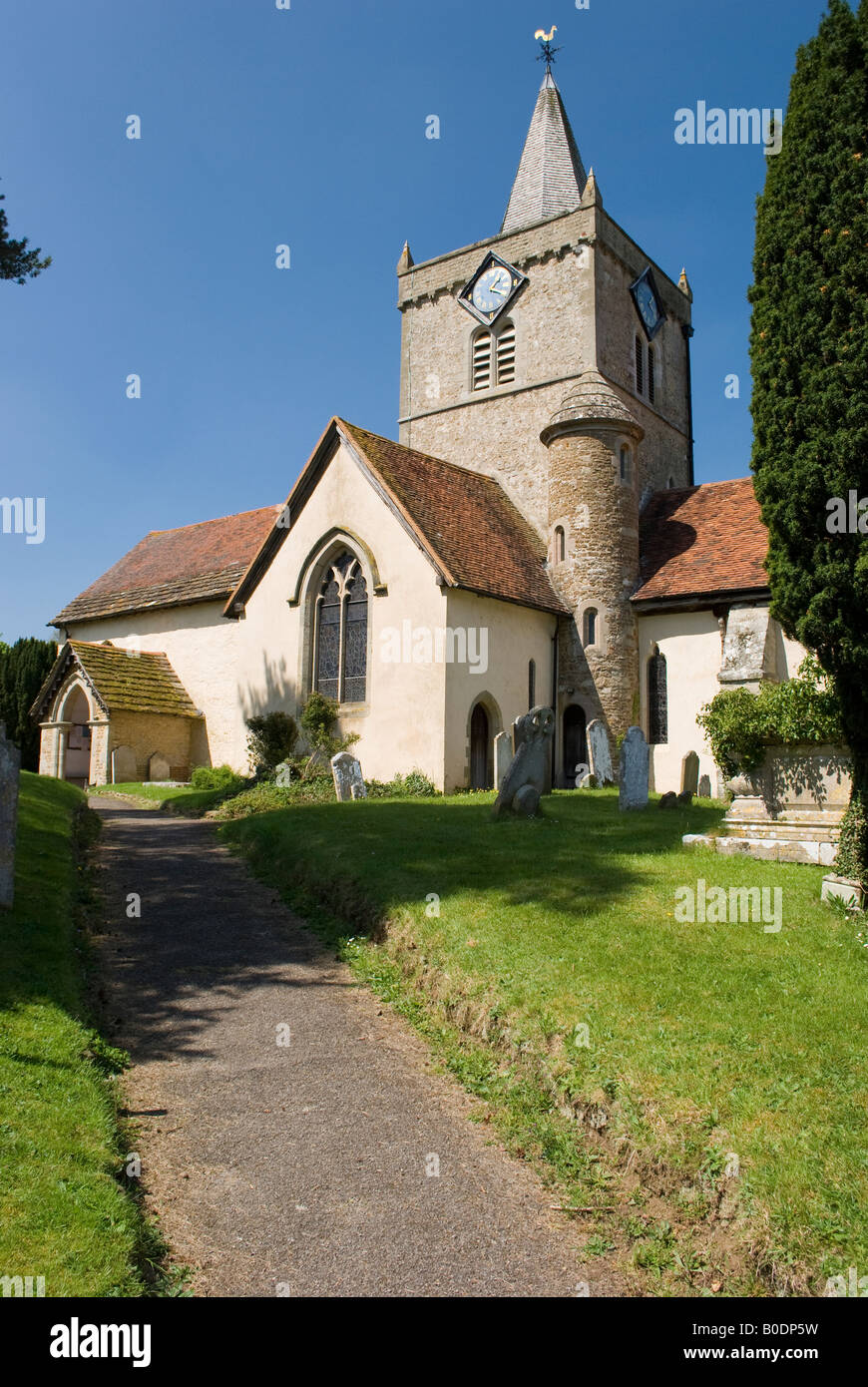 All Saints Church in the village of Witley in Surrey, England Stock ...