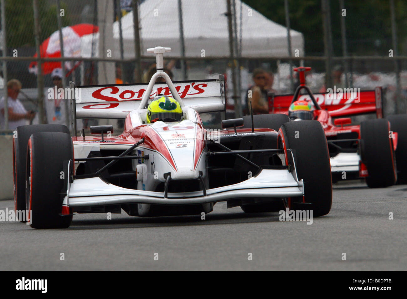 Race car driver at the Toronto Grand Prix, Molson Indy in Toronto ...