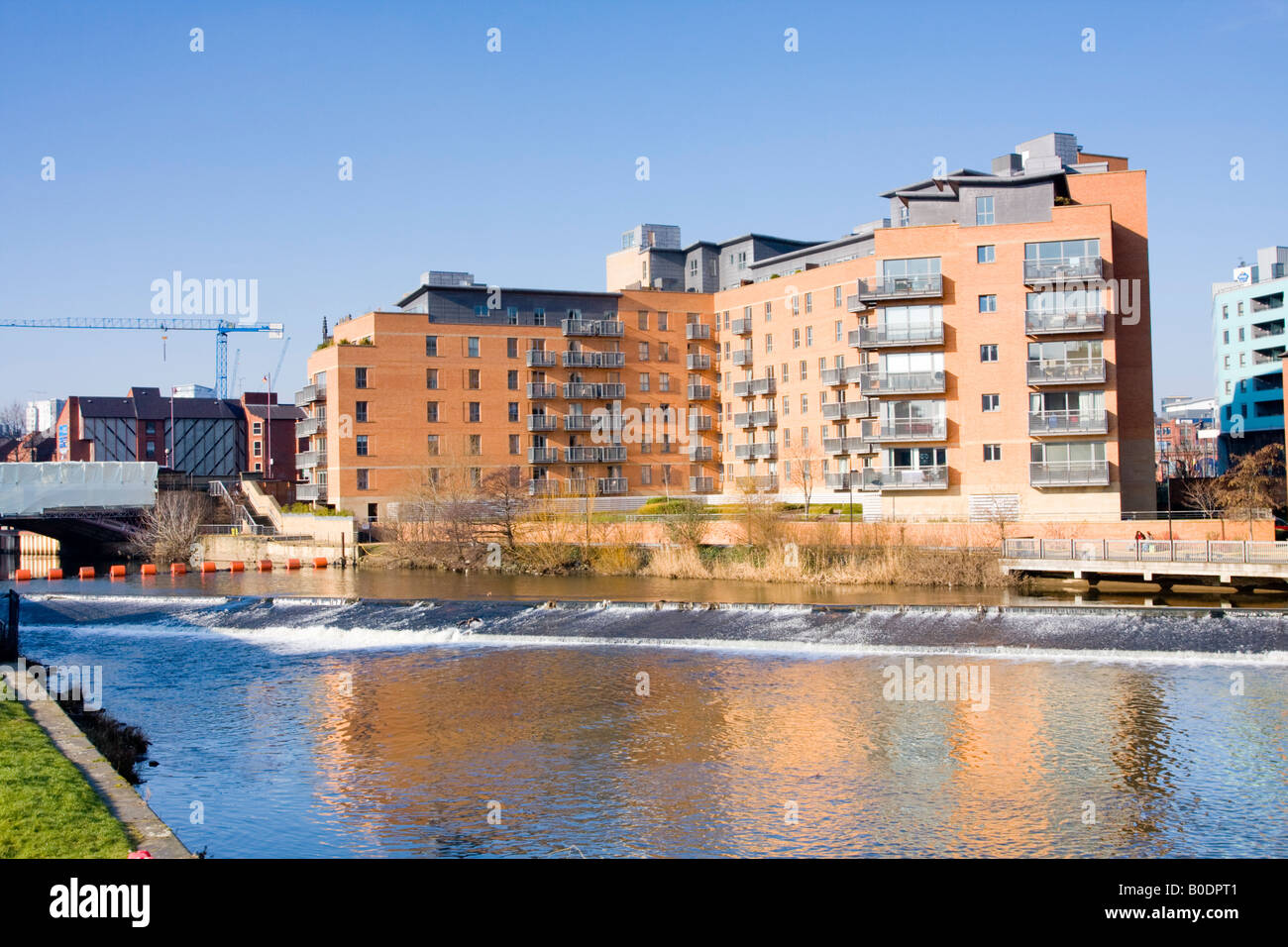 Merchants Quay and River Leeds Yorkshire UK Stock Photo - Alamy