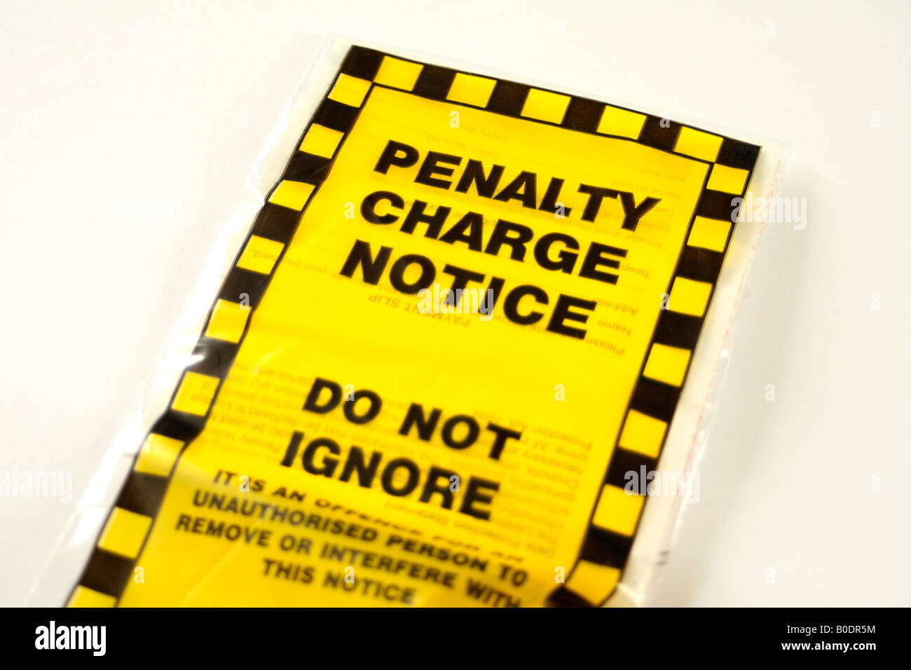 UK parking penalty ticket Stock Photo - Alamy