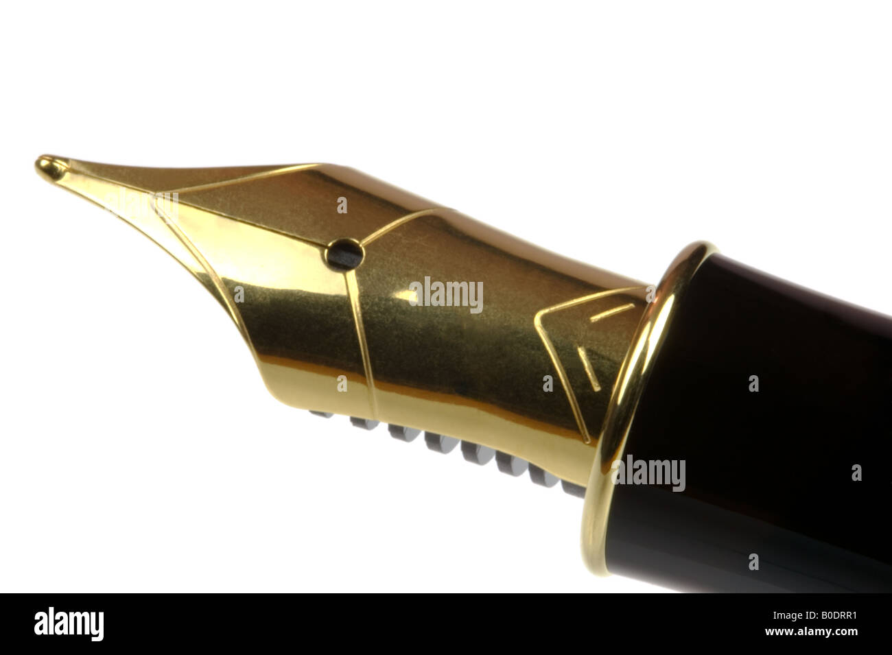 Gold plated fountain pen nib hi-res stock photography and images - Alamy