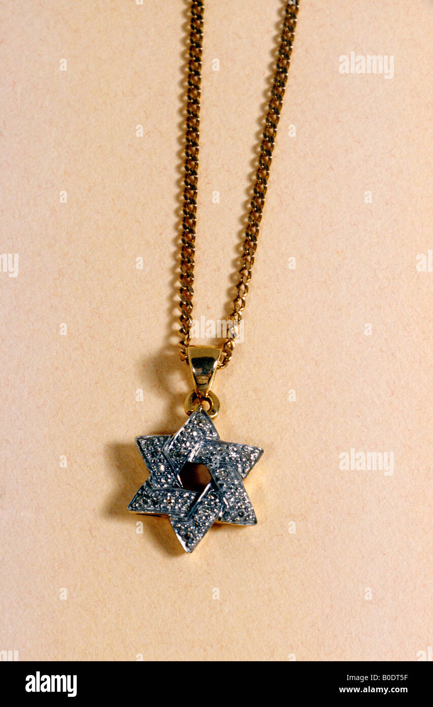 Star Of David Necklace High Resolution Stock Photography and Images - Alamy