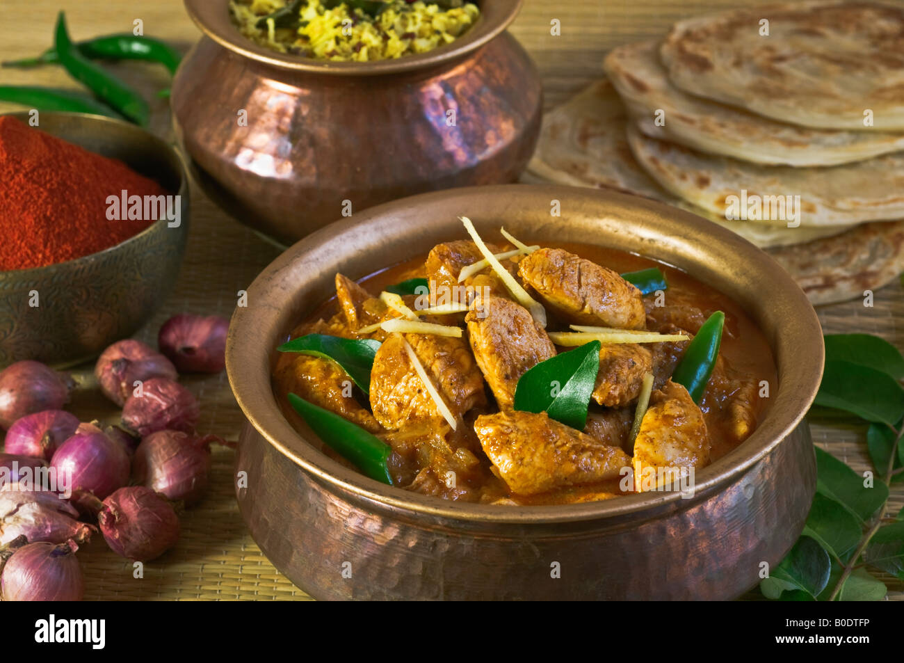 Chicken Vindaloo Curry India Food Stock Photo - Alamy