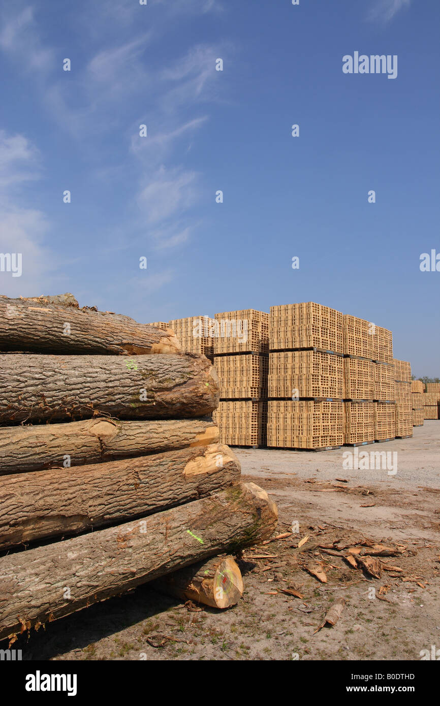 Wooden packing crates hi-res stock photography and images - Alamy