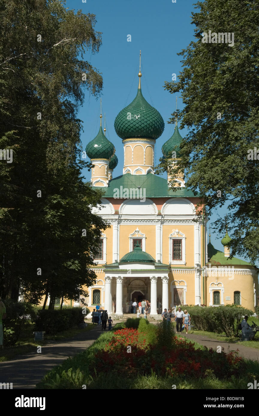 Transfiguration Cathedral in the Uglich kremlin, Uglich, Russia Stock ...