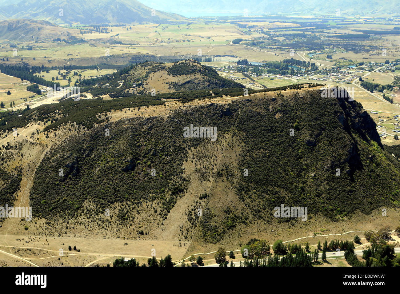 View of Mount Iron near Wanaka. South Island New Zealand Stock Photo ...