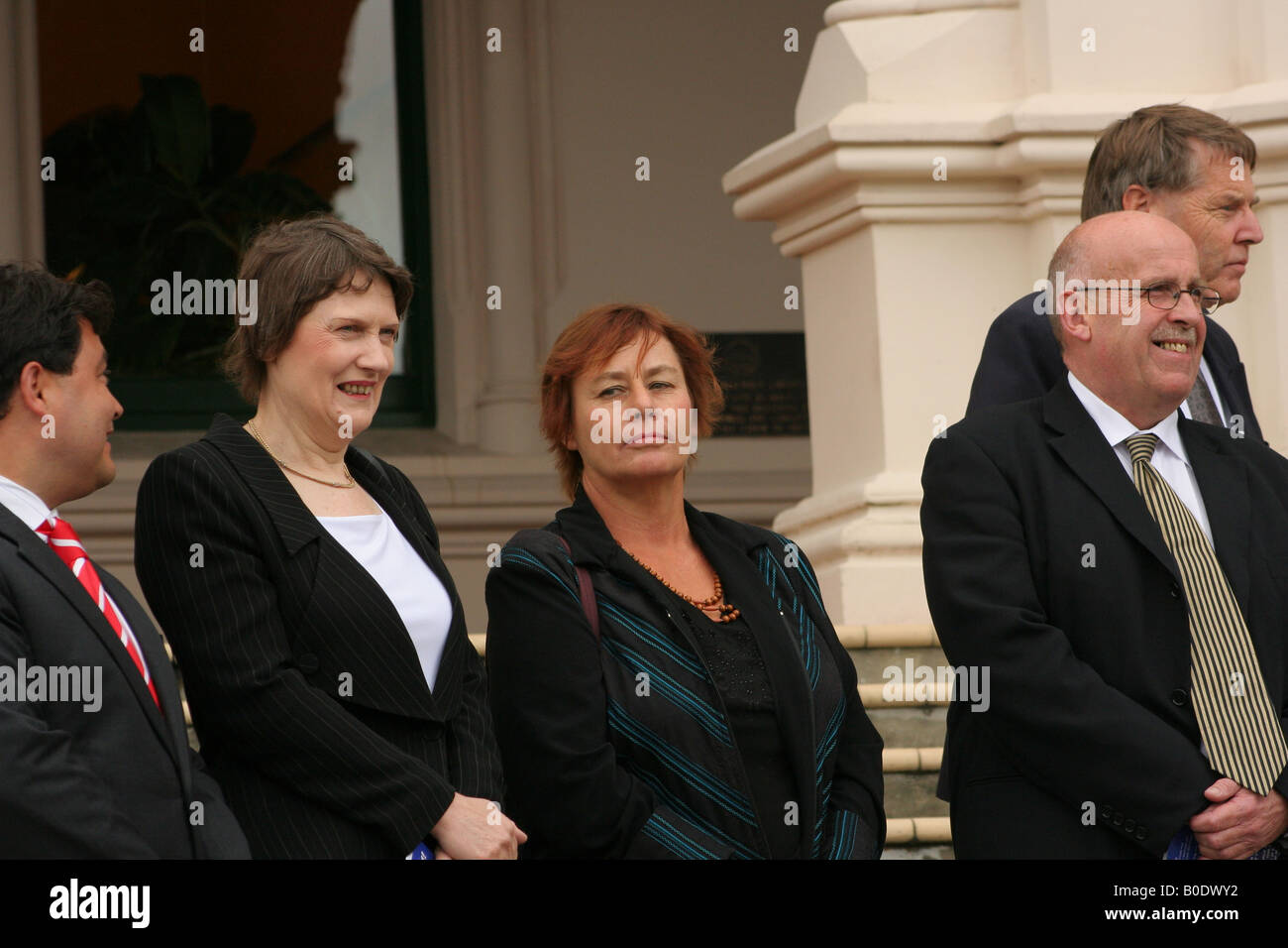 Prime Minister Helen Clark, MP Sue Bradford and MP David Benson-Pope at ...