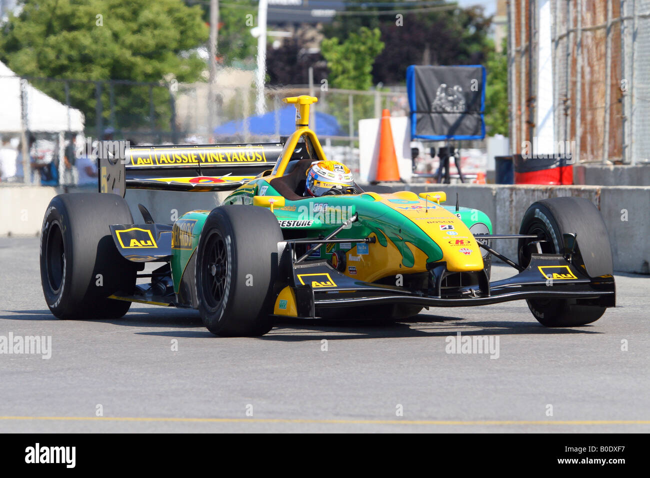 Race car driver at the Toronto Grand Prix, Molson Indy in Toronto ...