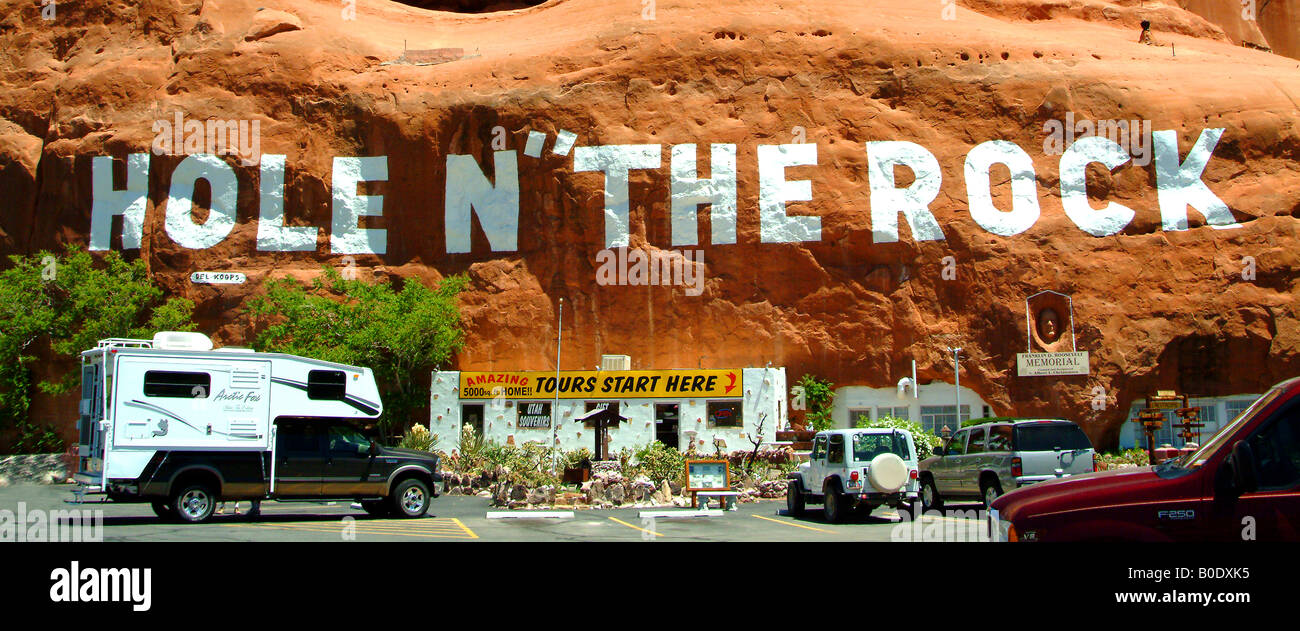 Hole in the Rock Utah Stock Photo - Alamy