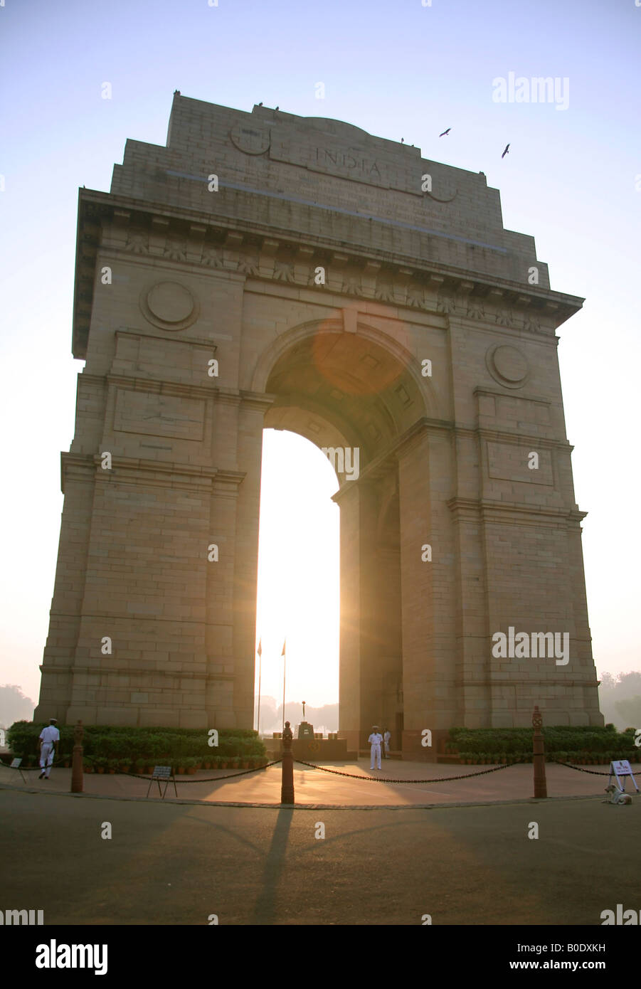 india gate in the evening sun delhi india Stock Photo - Alamy