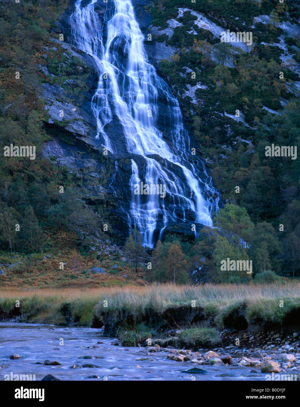 Steall Falls, Glen Nevis, Lochaber, Scotland, UK Stock Photo - Alamy