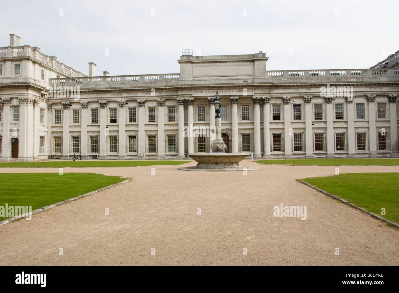 Facade of the Old Royal Naval College Greenwich now the Trinity College ...