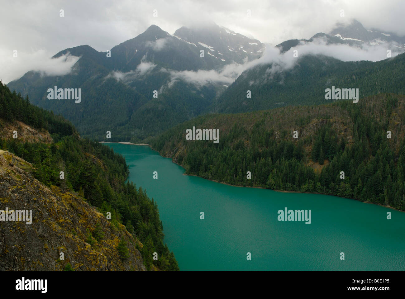 Diablo lake in north cascades hi-res stock photography and images - Alamy