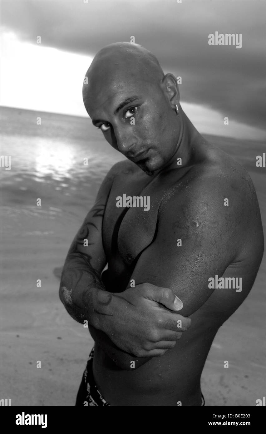 Look at tattoo Black and White Stock Photos & Images - Alamy