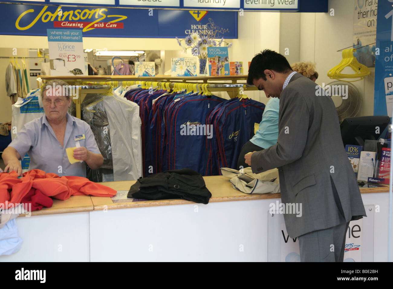 Dry cleaners hi-res stock photography and images - Alamy