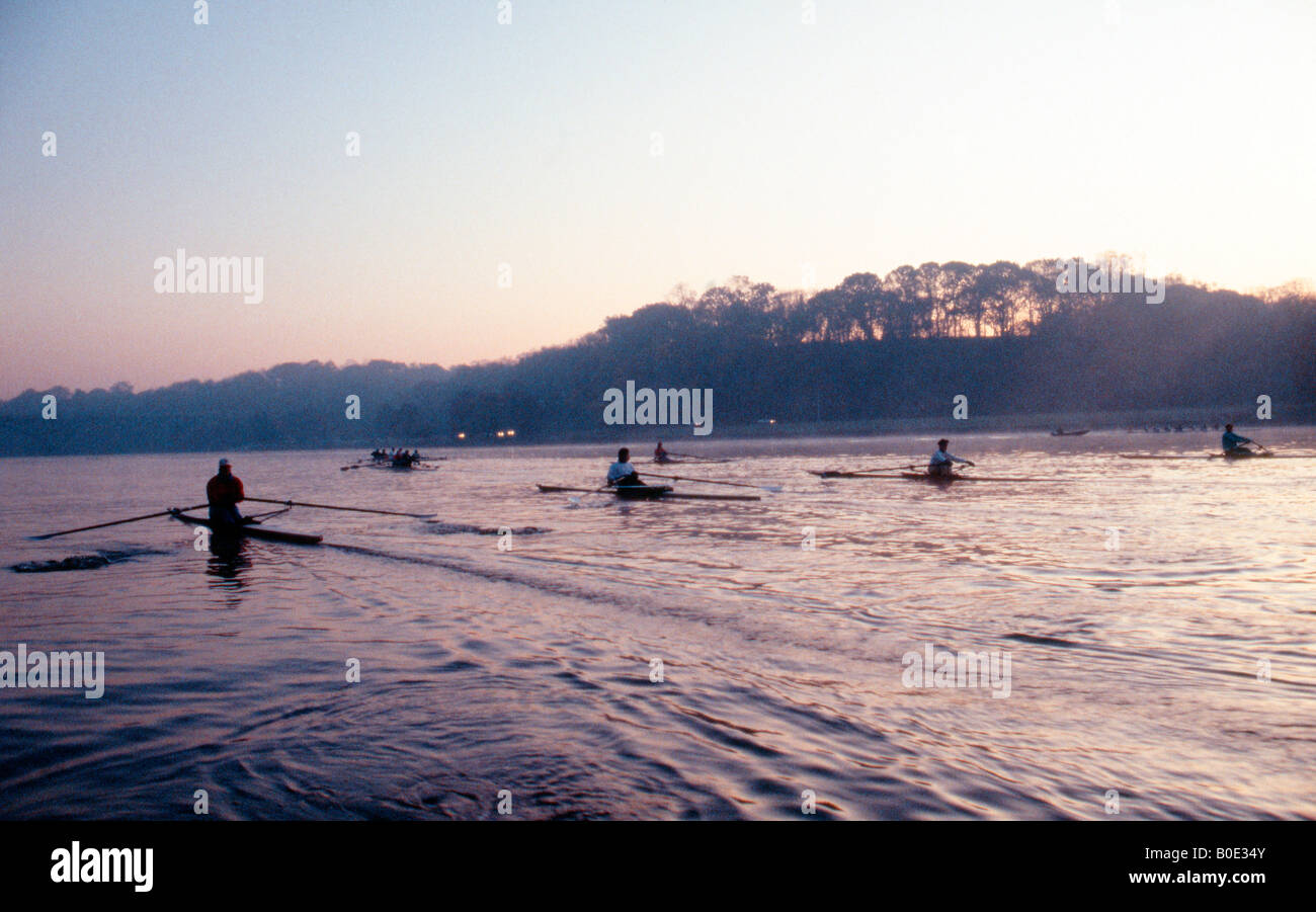 Rowing on the schuylkill river hi-res stock photography and images - Alamy