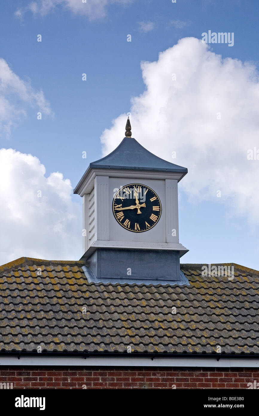 Market Rasen Racecourse Clock Tower Stock Photo - Alamy