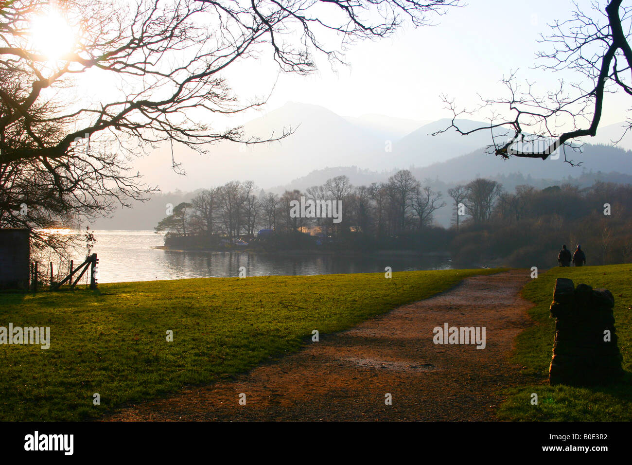 derwent water keswick lake district cumbria uk Stock Photo - Alamy