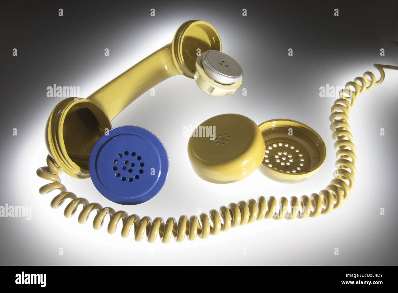 Broken Telephone Receiver Stock Photo - Alamy