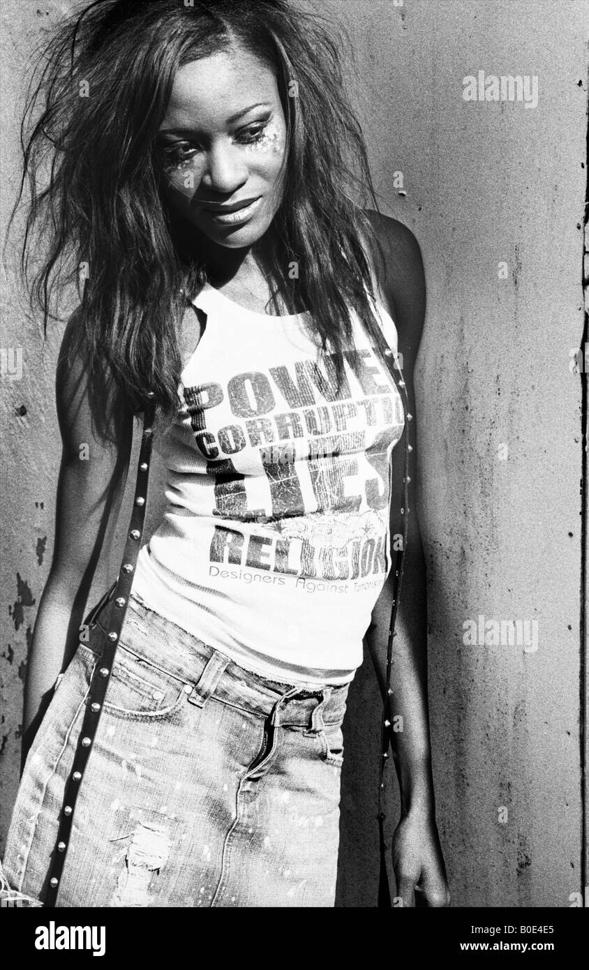 Attitude model Black and White Stock Photos & Images - Alamy