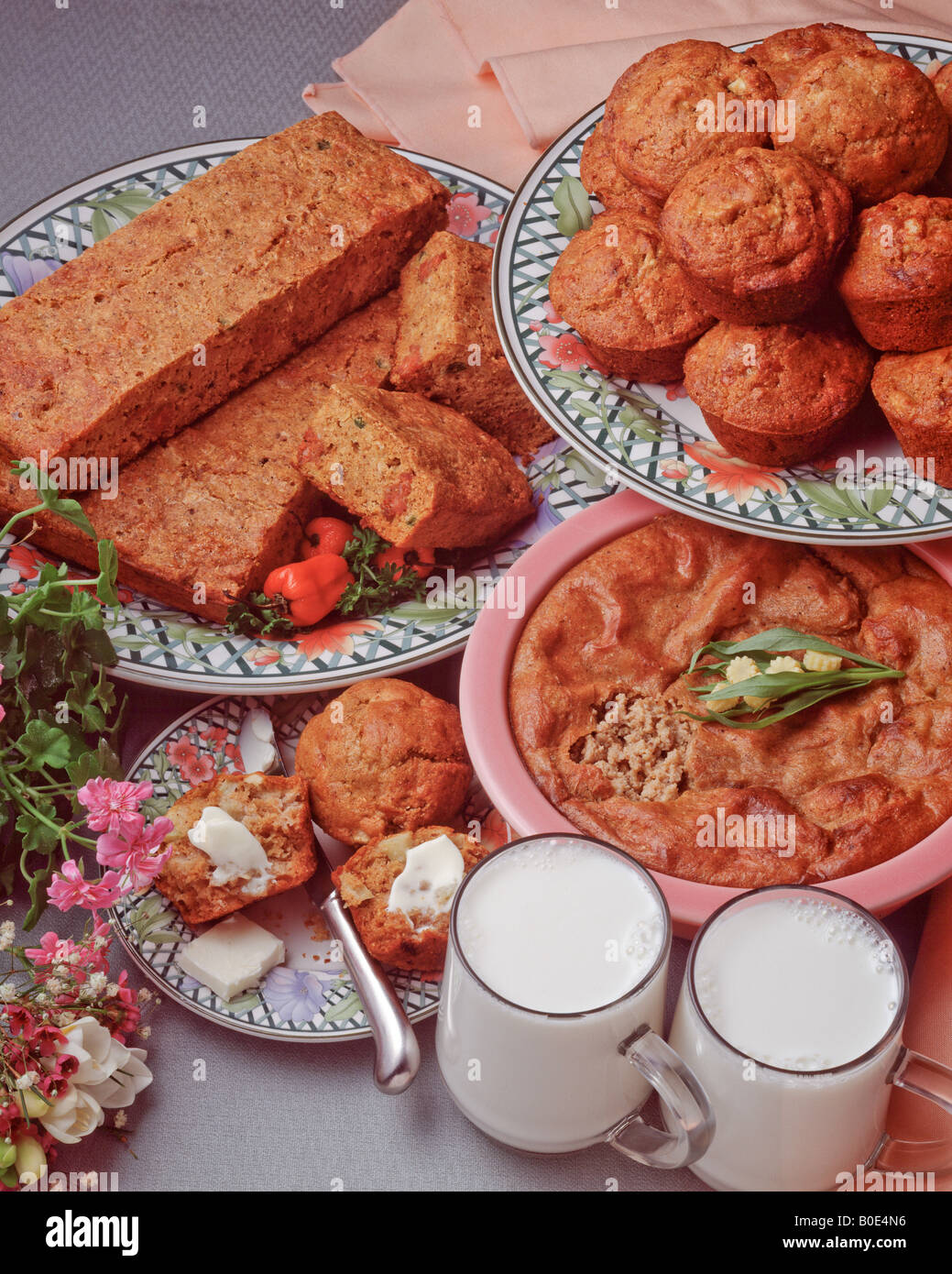 Country kitchen recipe Stock Photo - Alamy