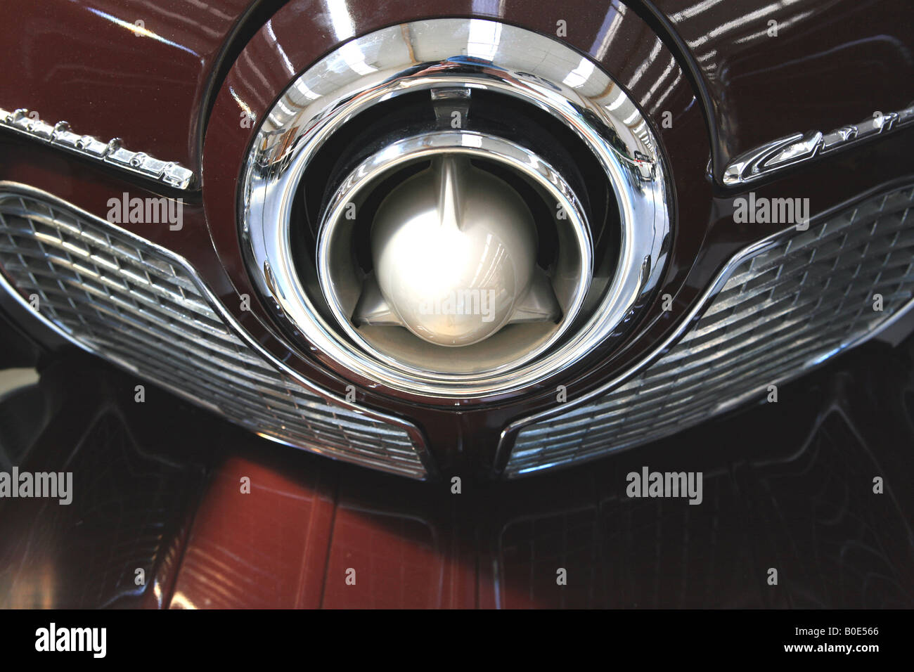 Radiator grille of old Chrysler car Stock Photo - Alamy