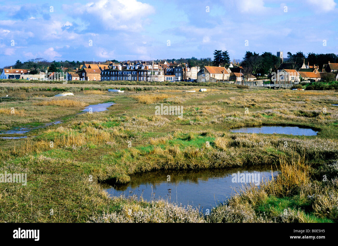 Blakeney salt Marshes village Hotel Norfolk scenery landscape coast ...