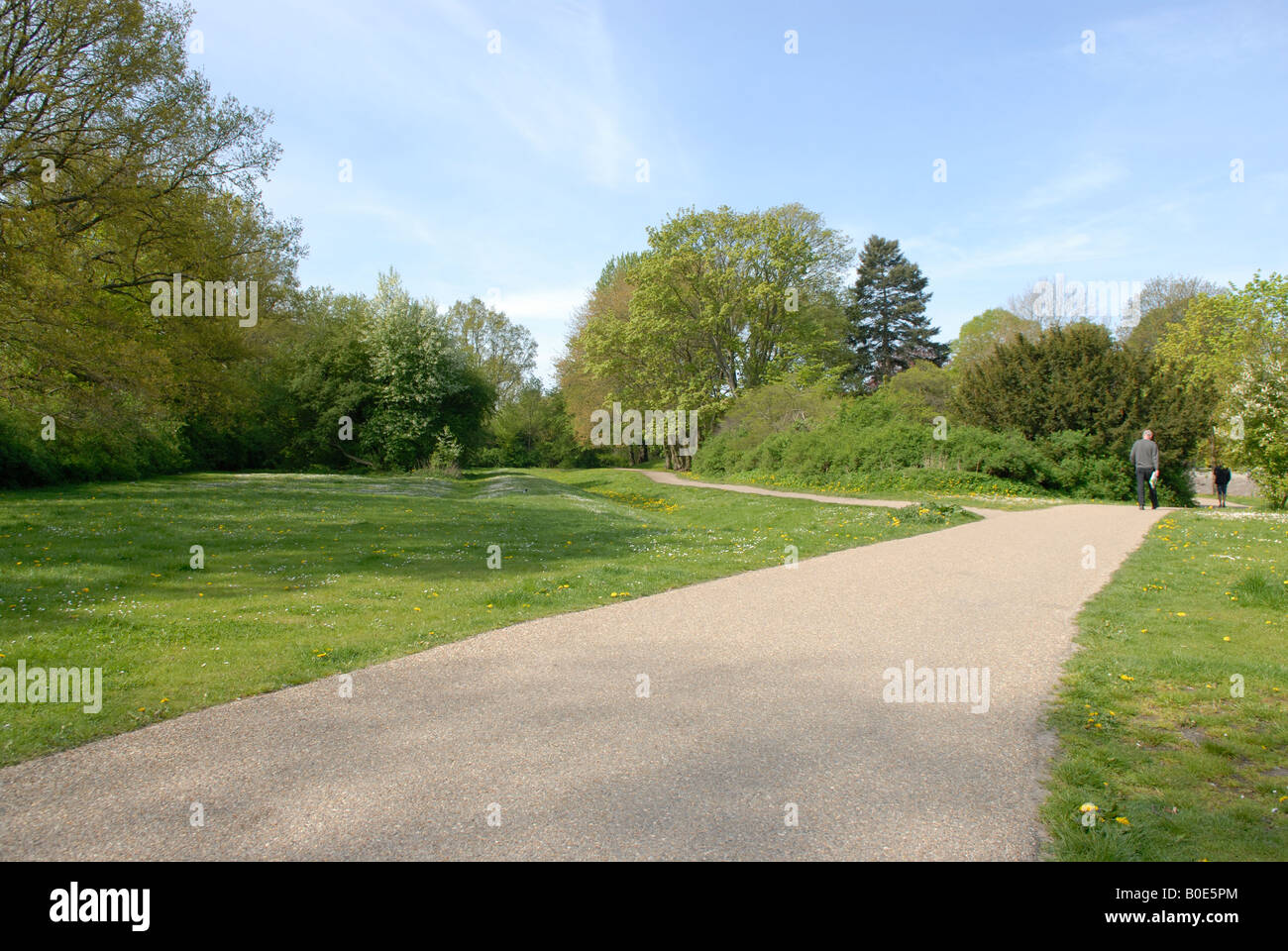 Denmark lawn path trees hi-res stock photography and images - Alamy
