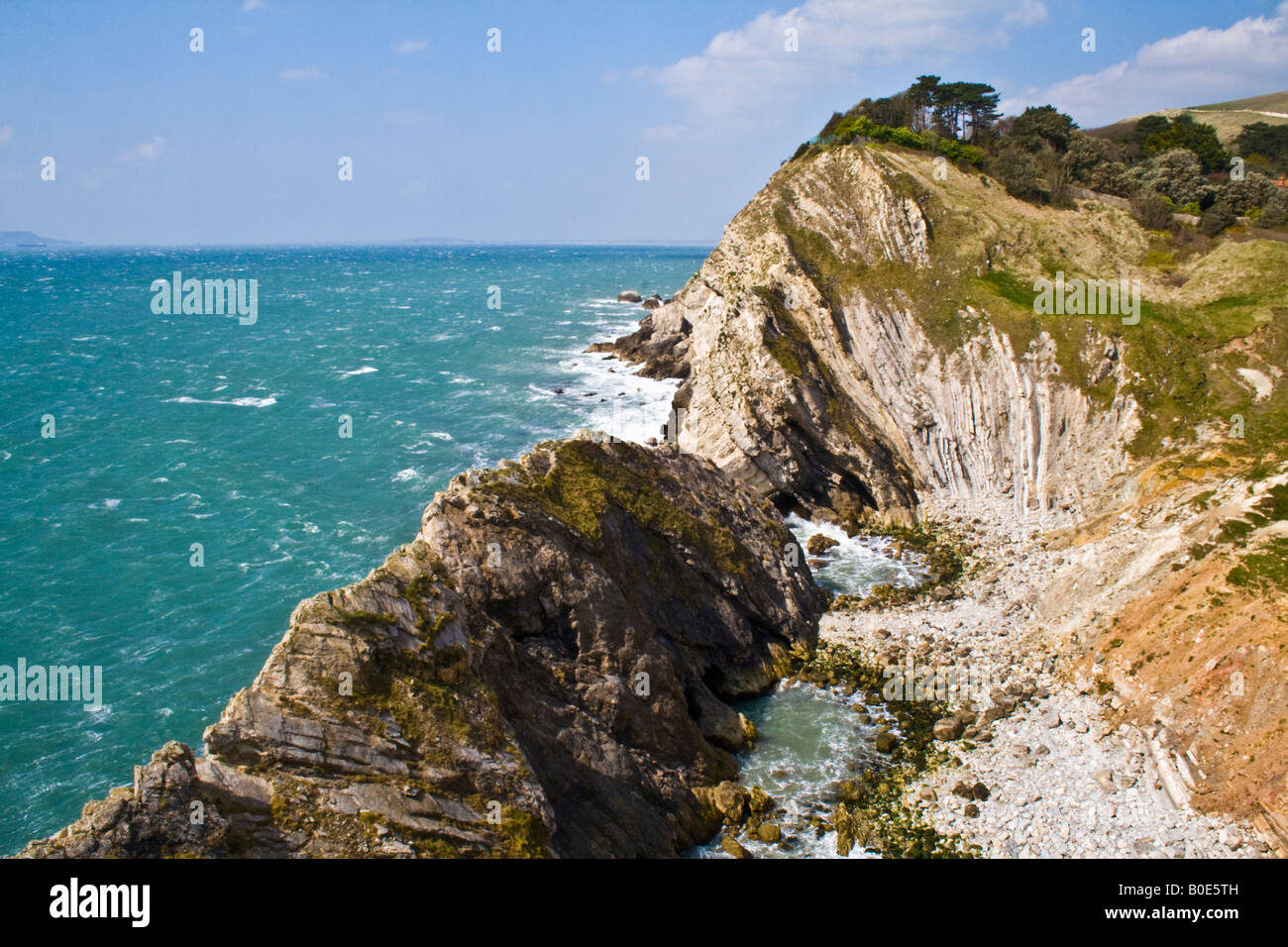 Jurassic Coastline, Stair Hole, Dorset Stock Photo - Alamy