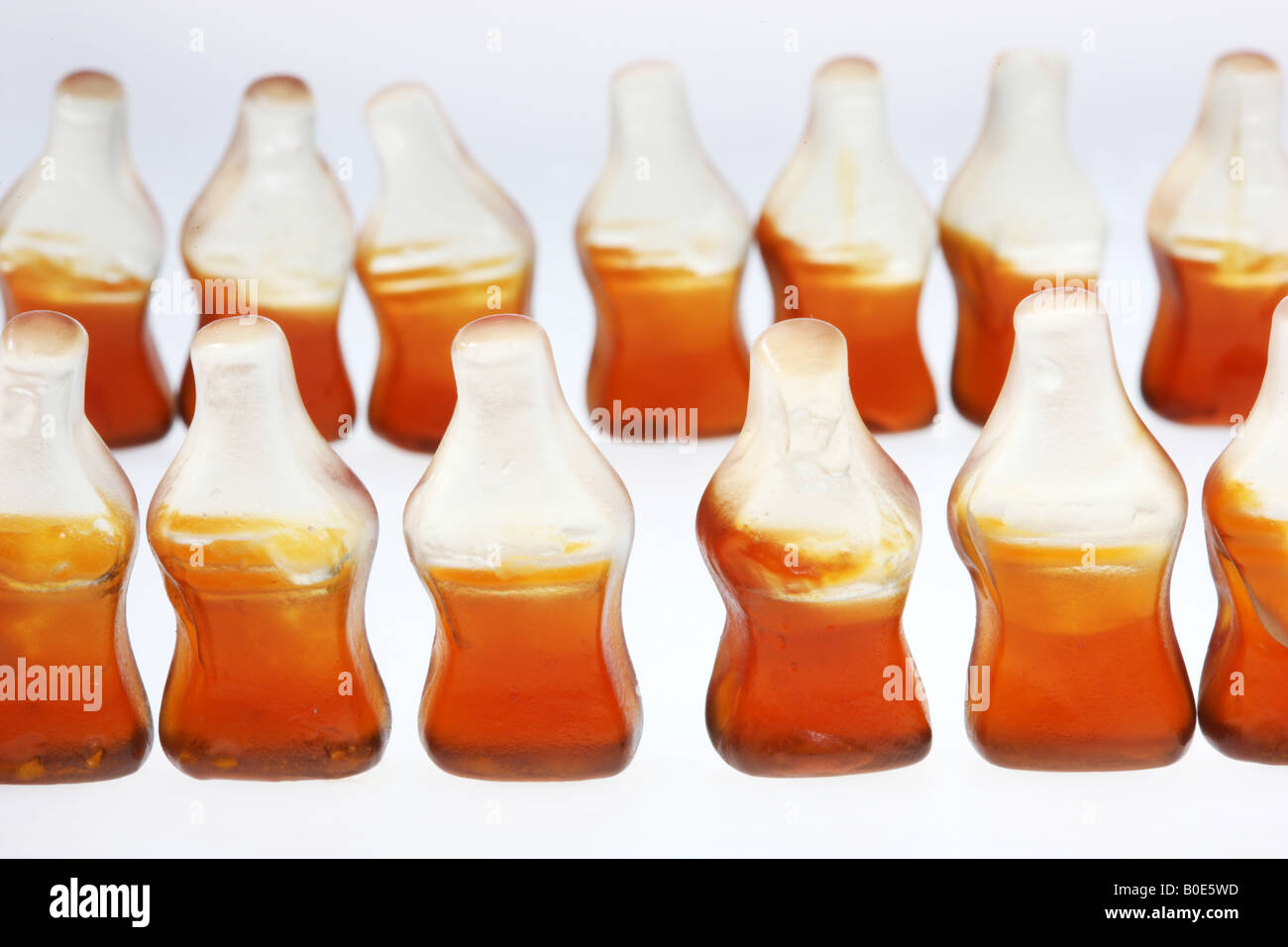 Sweets different sweat jelly gums Cola bottles Stock Photo - Alamy