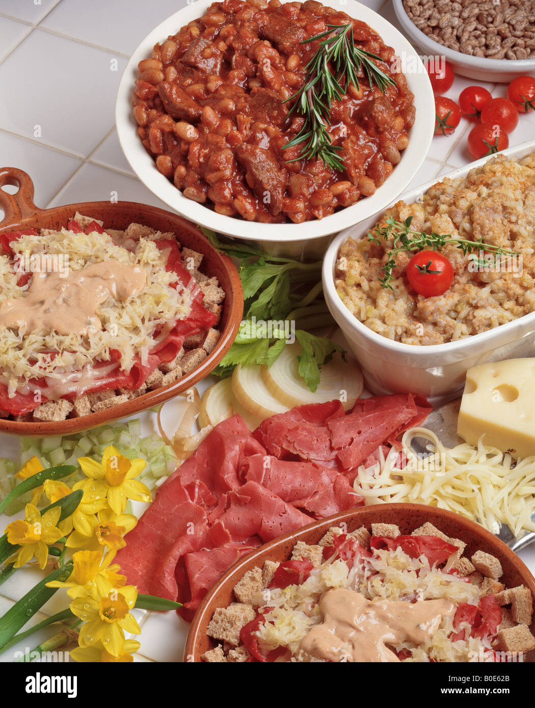 Country kitchen recipe, reuben casserole, montana mountain man beans ...