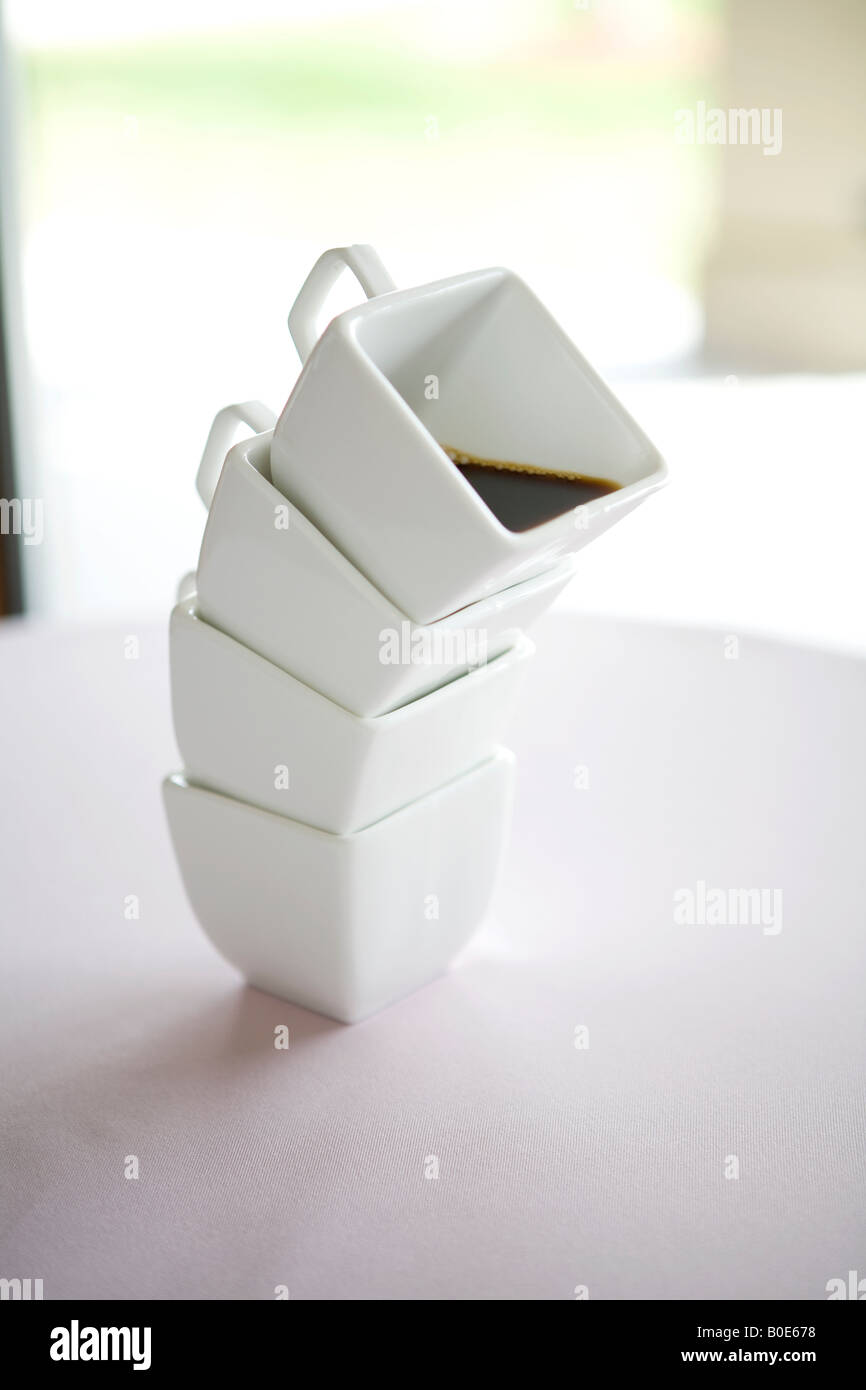 Cups stack hi-res stock photography and images - Alamy