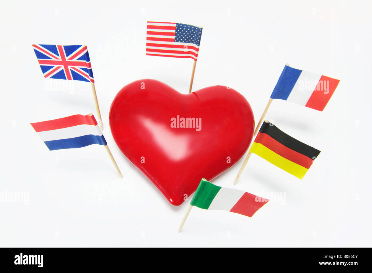 Multicultural flags Cut Out Stock Images & Pictures - Alamy