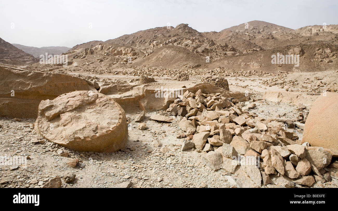 Panorama of Mons Claudianus, Eastern Desert, Egypt Stock Photo - Alamy