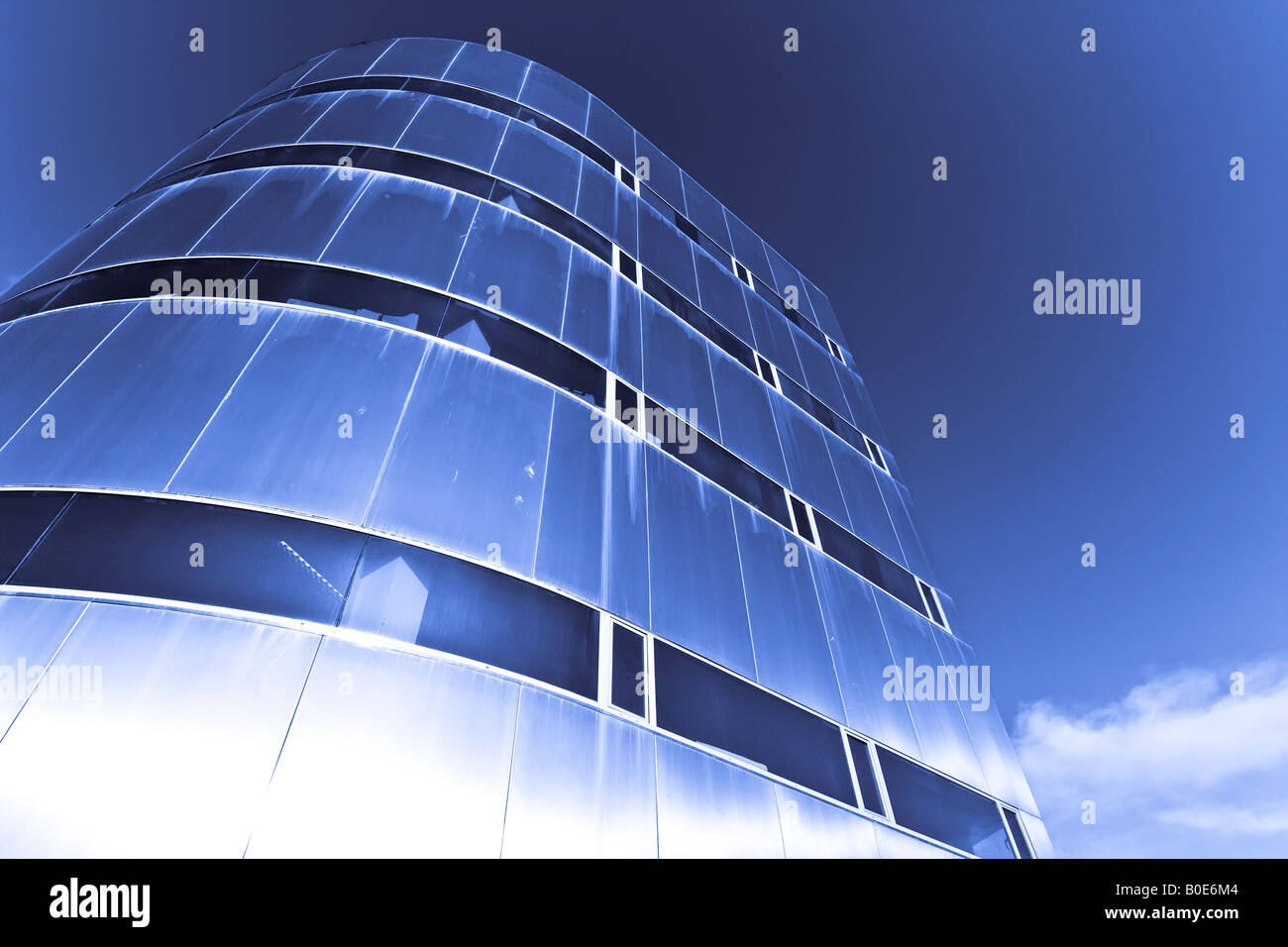 Office building from below Stock Photo - Alamy