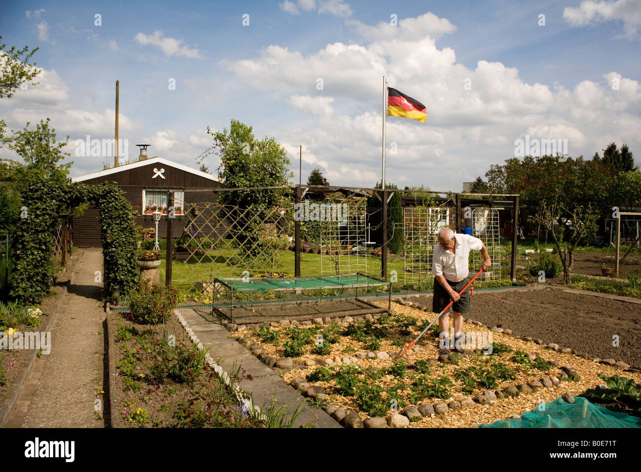 Typical german garden hi-res stock photography and images - Alamy