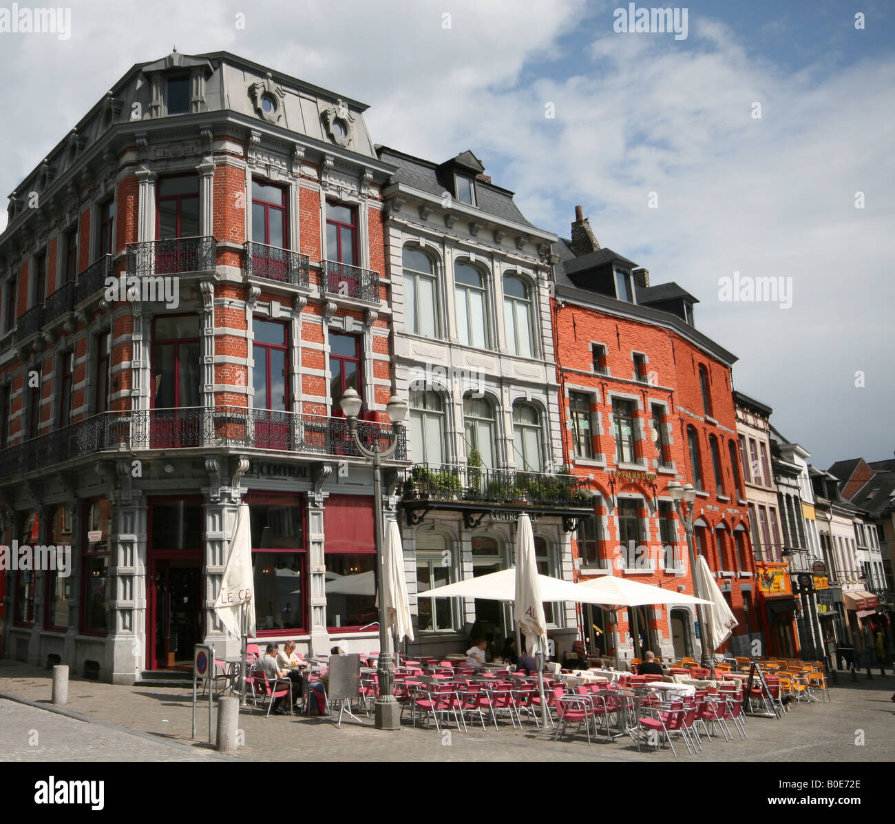Mons Buildings on the Grand Place Stock Photo - Alamy