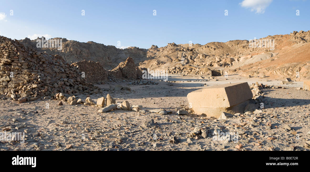 Panorama of Mons Claudianus, Eastern Desert, Egypt Stock Photo - Alamy